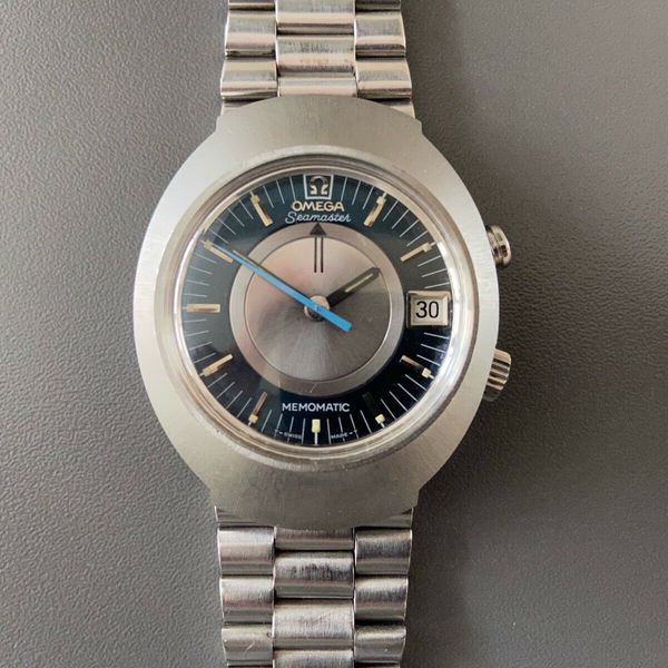 Omega Seamaster Memomatic Alarm watch ref. 166.701 with bracelet ...
