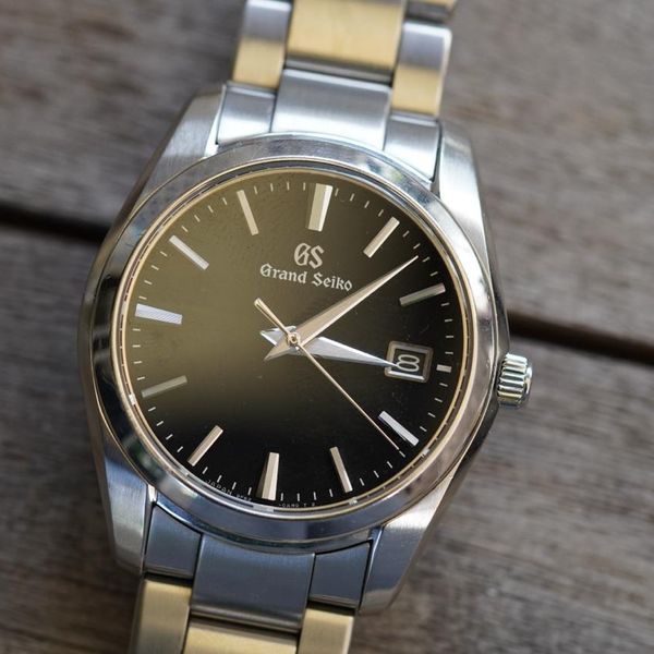 Grand Seiko SBGX261 Black Dial 37mm Quartz Full | WatchCharts Marketplace