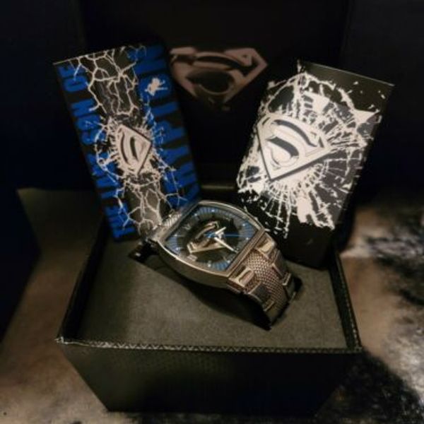 FOSSIL Superman Returns Watch Only 1000 Made LL1003 New in Box #507 ...