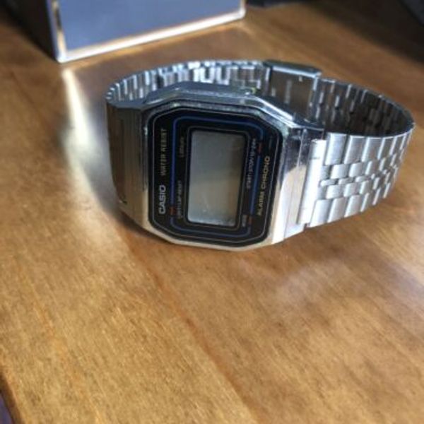 Vintage casio 593 A159W water resistant made in japan watch Good ...