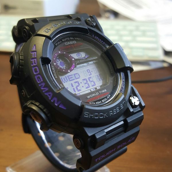 FS: Casio G Shock GF 1000BP Frogman Men in Purple | WatchCharts Marketplace