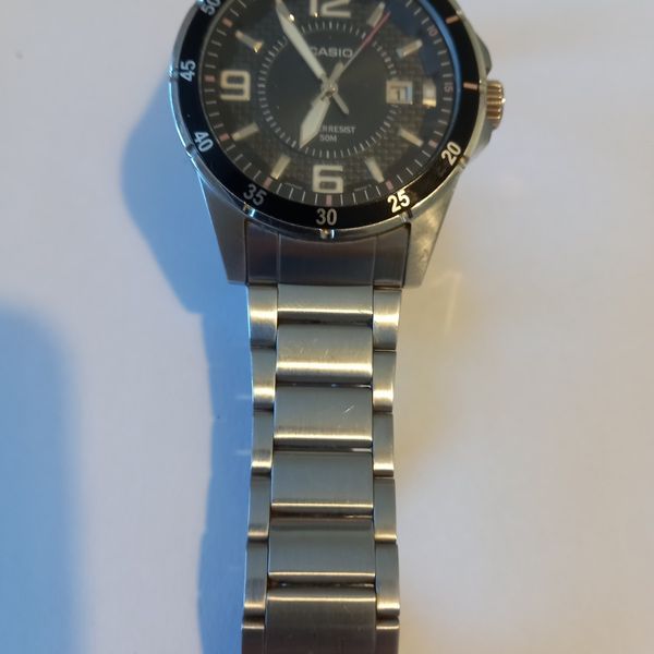 Gents Mens Casio Watch MTP-1291 with black face | WatchCharts Marketplace