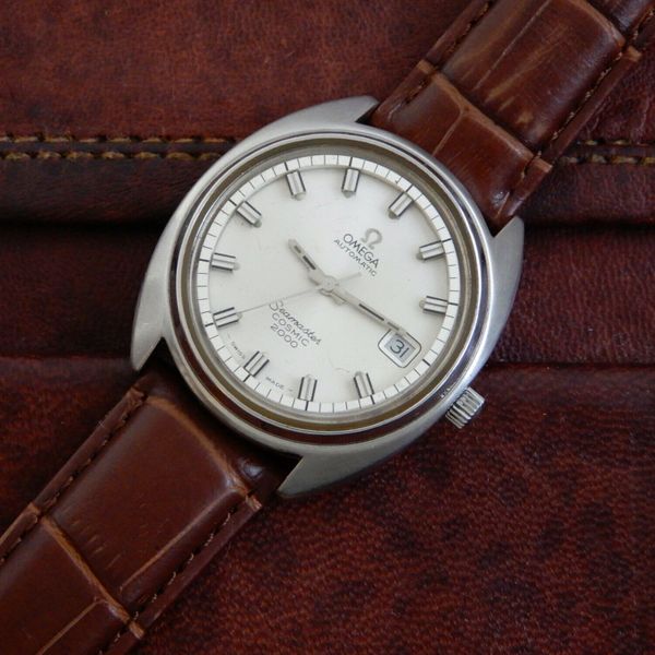 OMEGA Seamaster Cosmic 2000 Steel 166.130 Automatic 1012 Date Vintage ...