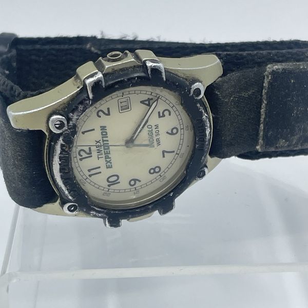 Vintage Timex Expedition Indiglo WR 50 M Men's Watch Working Condition | WatchCharts Marketplace