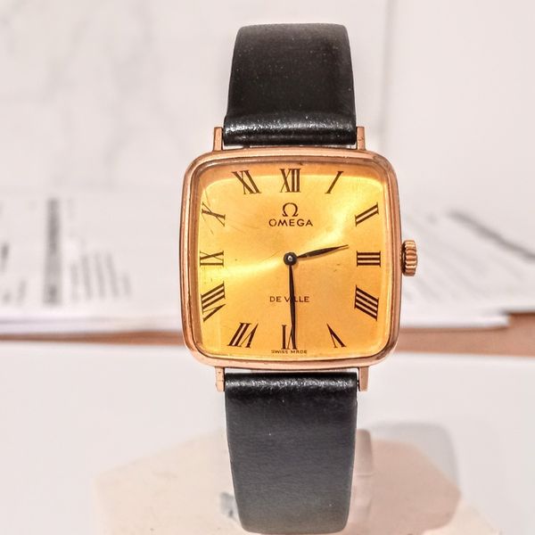 1979 MID SIZE GENTS GOLD PLATED OMEGA TANC IN GOOD CONDITION RUNNING ...