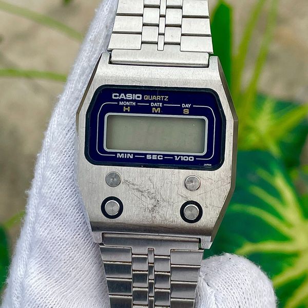 Vintage Casio Digital Men's Watch 52QS-14 Non Working For Parts or ...