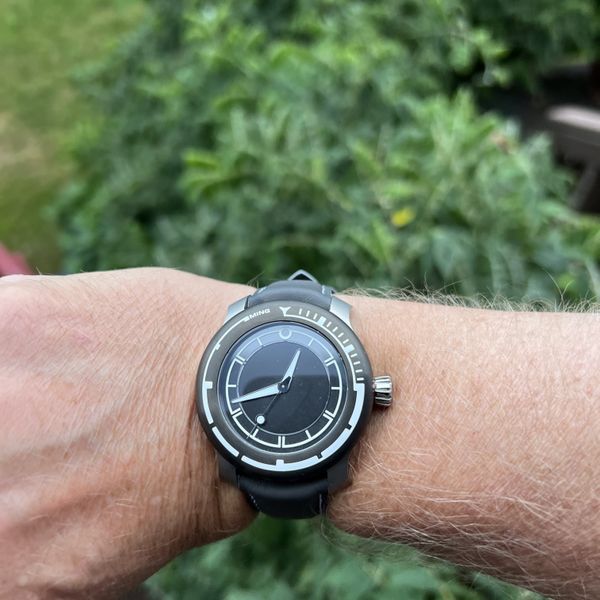 [$4,500 USD] Ming 18.01 Diver w/ Titanium Bracelet and OEM leather ...
