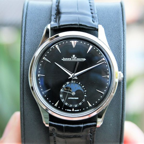 FS: Jaeger-Lecoultre Master Ultra Thin Moon REF. 1368470 Black Dial ...