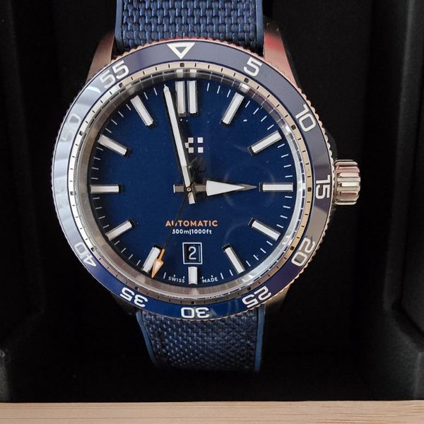 Christopher Ward Blue Dial C60 Trident Pro 300 42mm | WatchCharts ...