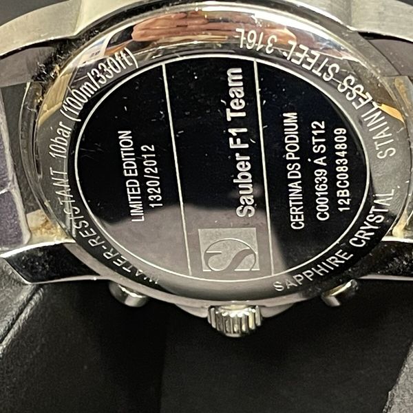 Certina DS Podium GMT Sauder F1 Limited Edition chronograph & date 41mm ...