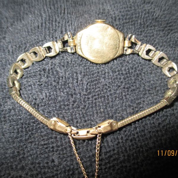 Vintage Bulova Jeweled Martha Washington Watch 10k rgp gold plated ...
