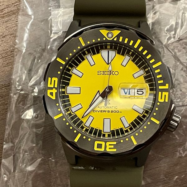 FS: Seiko Yellow Monster SRPF35 SRPF35K1 limited / special edition new ...