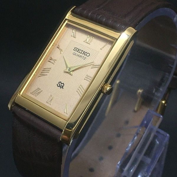 Beautiful Seiko Slim Quartz Unisex Gold Plated Vintage Japanese Wrist ...