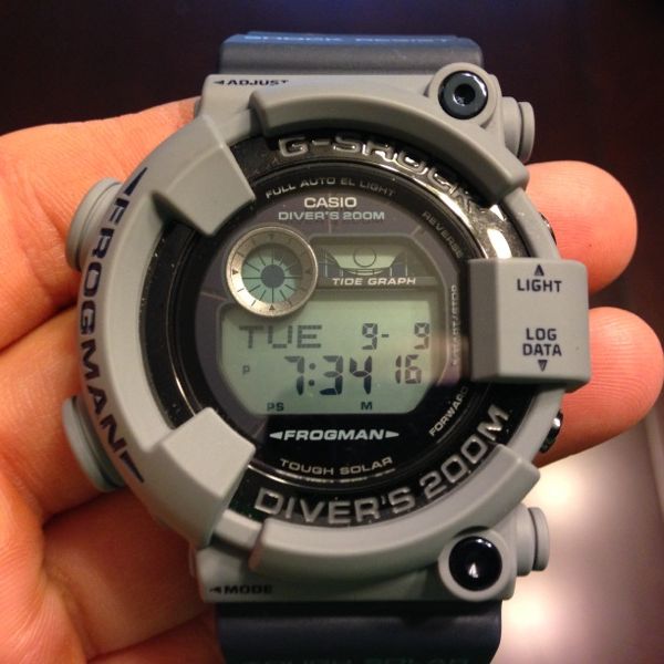FS: G-Shock Frogman Men in Military Colors Blue/Grey Tough Solar ...