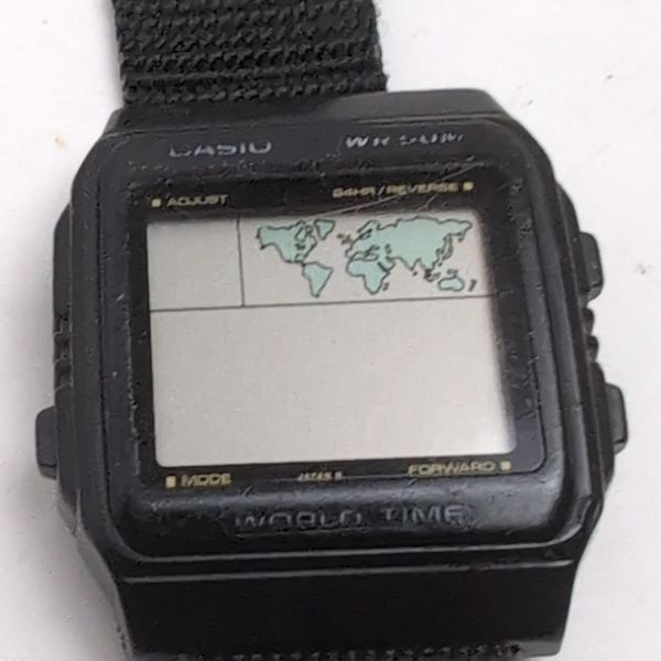 Vintage CASIO World Time Watch W-50U | WatchCharts Marketplace