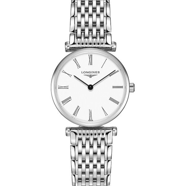 Longines La Grande Quartz Classique White Dial Stainless Ladies Watch ...