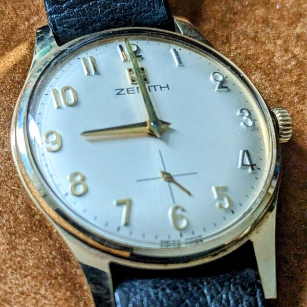 Zenith 9ct Gold Men's Vintage 1970's Watch. | WatchCharts Marketplace