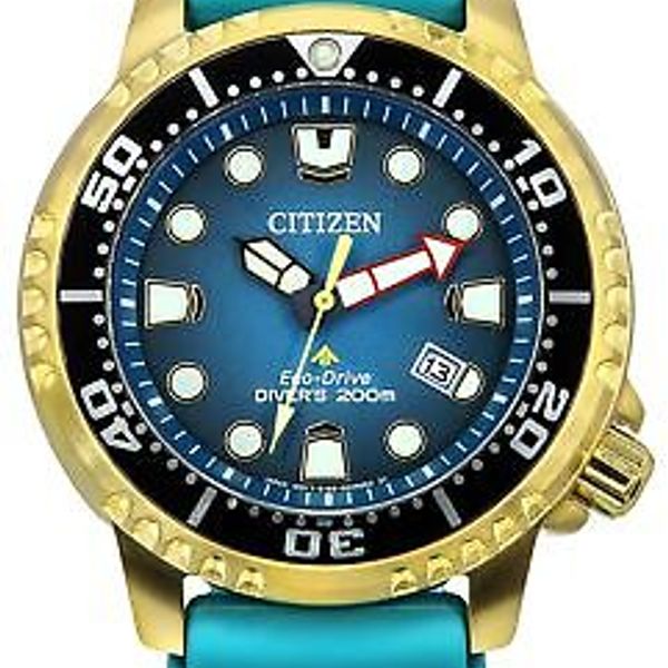 Citizen Promaster Turquoise Dial Eco-Drive 200m Men's Watch BN0162-02X ...