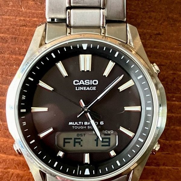 FS: Casio Lineage LCW-M100TSE-1A2J Titanium Atomic/Solar Sapphire ...