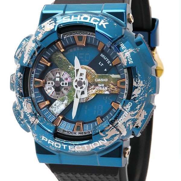 [CASIO] Casio "G-Shock Analog Digital Metal Covered Model Earth Motif ...