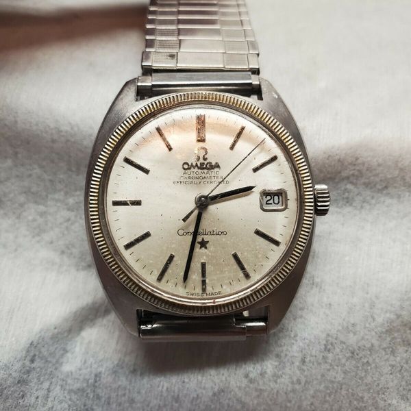 Vintage Omega Constellation Watch Wristwatch Automatic Chronometer ...