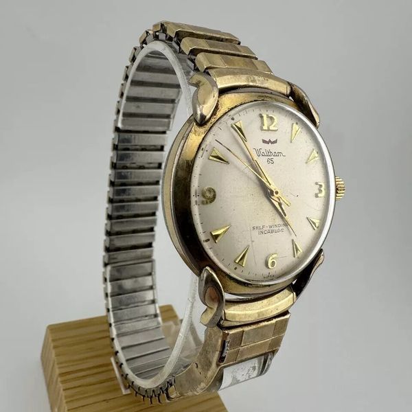 Waltham Menâ s Watch 65 Jewel Self Winding Incabloc Runs Great Vintage ...