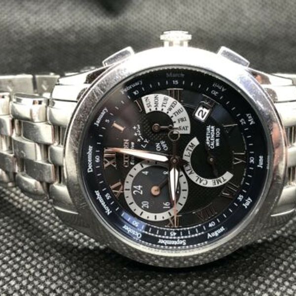 Citizen Solar Powered Eco-Drive BL8000-54L Perpetual Calendar Men’s ...