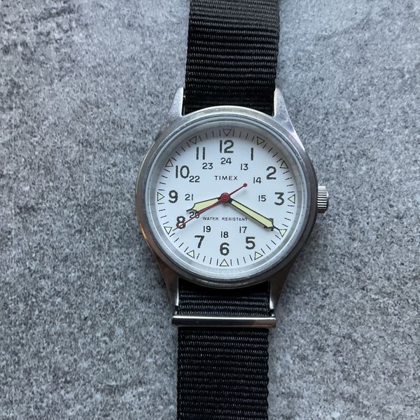 Timex J Crew Field Watch Circa 2010 Men's Watch Rare 36mm Case Bin E ...