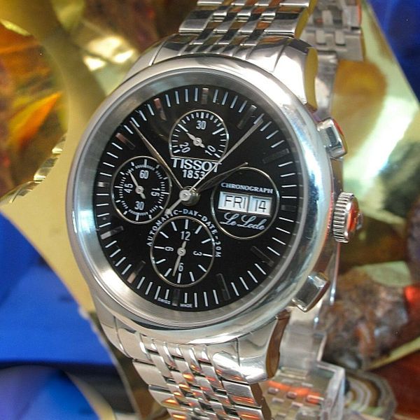 Tissot Chronograph Le Locle L168/268 Auto Day Date watch Two Year ...