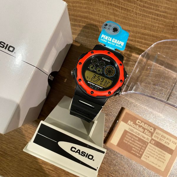 CASIO PGW-30-4 Penta Graph Rare Vintage Digital Watch NOS NIB ...