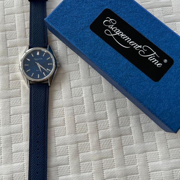 Escapement time Watch 40mm Case VH31- Blue dial | WatchCharts Marketplace