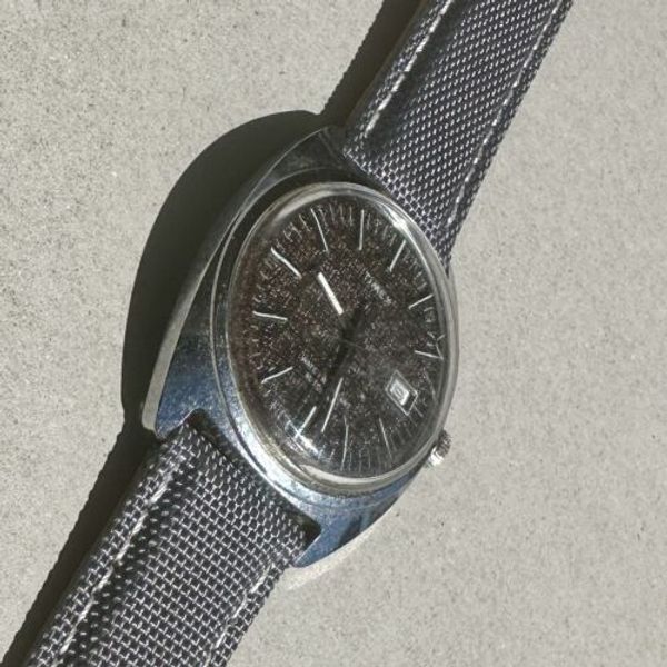 Timex Water Resistant Automatic Watch Gray Sailcloth Watch Band Needs ...
