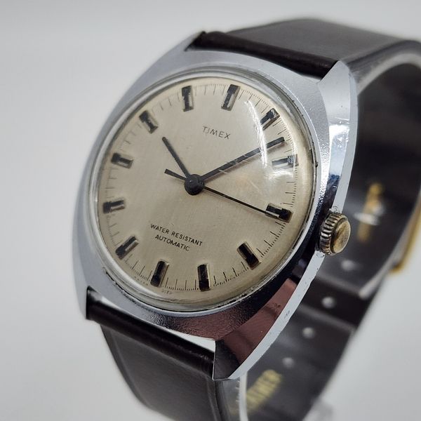 1972 Timex Viscount Automatic Watch Runs Great, New Strap | WatchCharts ...