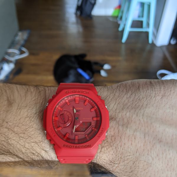 [WTS] Red Casio Casioak GA2100-4A (dog not included) | WatchCharts ...