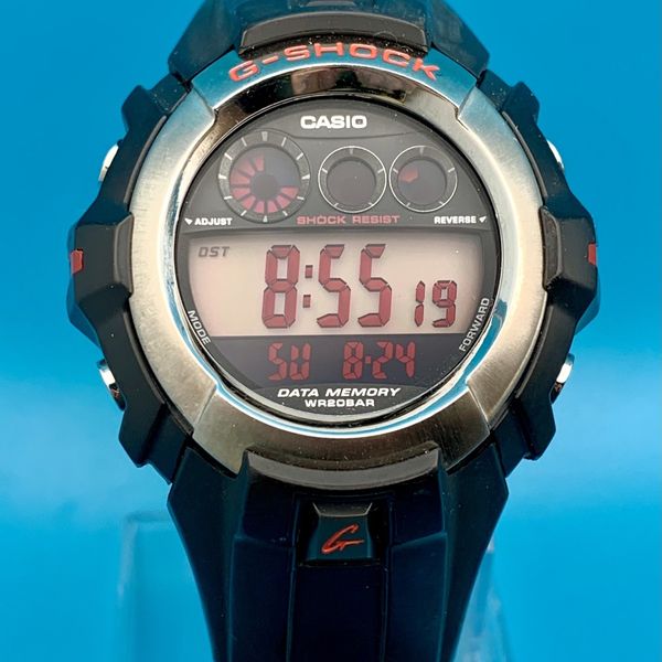 CASIO VINTAGE G-SHOCK G-3000-1 Duplex Display 2001 Japan Y ...