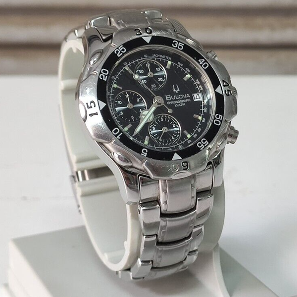 BULOVA CHRONOGRAPH 10 ATM - AL QUARZO - FUNZIONANTE | WatchCharts ...
