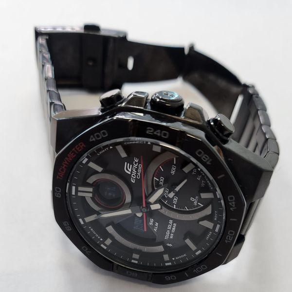 Casio Edifice ECB-950 Men's Solar Bluetooth Watch â Stainless Steel ...