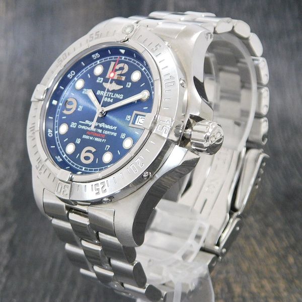 BREITLING SuperOcean Steelfish X-PLUS A17390 S.Steel AT Watch #W520 ...