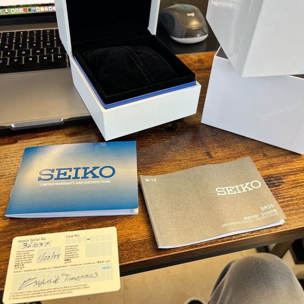 Seiko Automatic SPB413 Sharp Edged Series White Dial Limited Edition ...