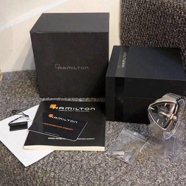 #STUNNING# HAMILTON Ventura XXL Elvis 80 Anniversary Model Full Boxed ...
