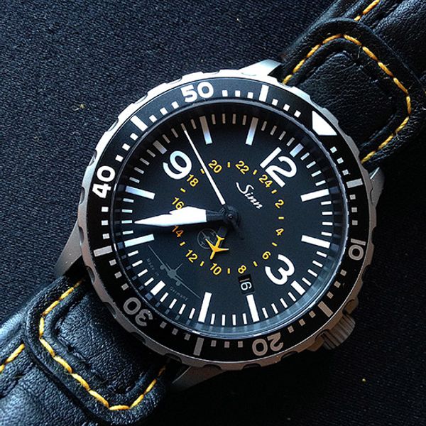 SOLD: Sinn 857 UTC TESTAF Lufthansa Cargo Limited Edition Tegimented as ...