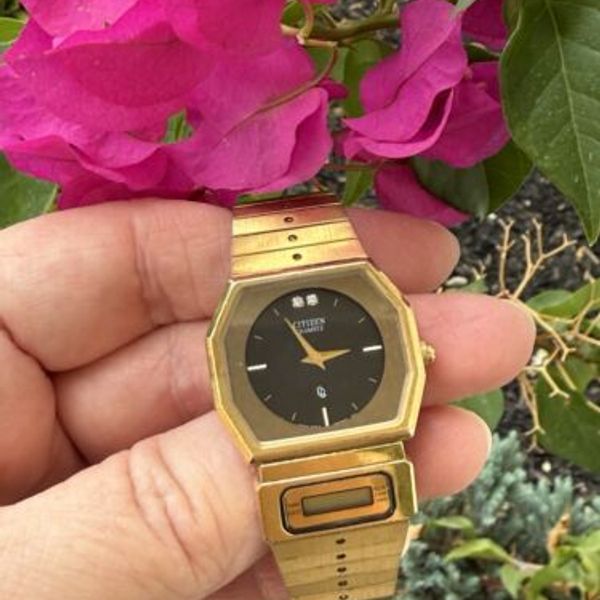 Rare Vintage CITIZEN Crown Control Ana-Digi Watch 8962-084951 ...