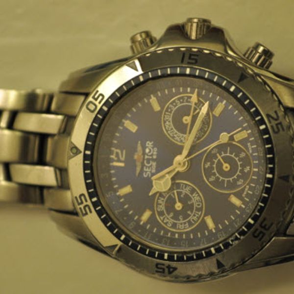FS: Sector 650 Rare Blue Face Watch | WatchCharts