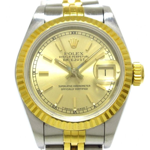 [New] [Used] ROLEX Datejust watch SS×K18YG/19 frames + 4 frames ...