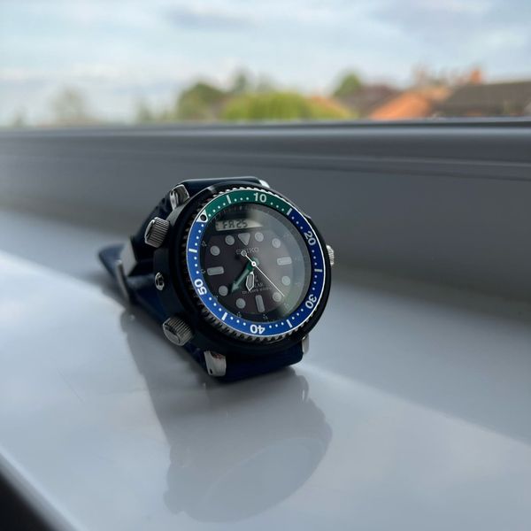 Seiko Men's Prospex Tropical Lagoon Watch SNJ039P1 Blue Green Limited ...