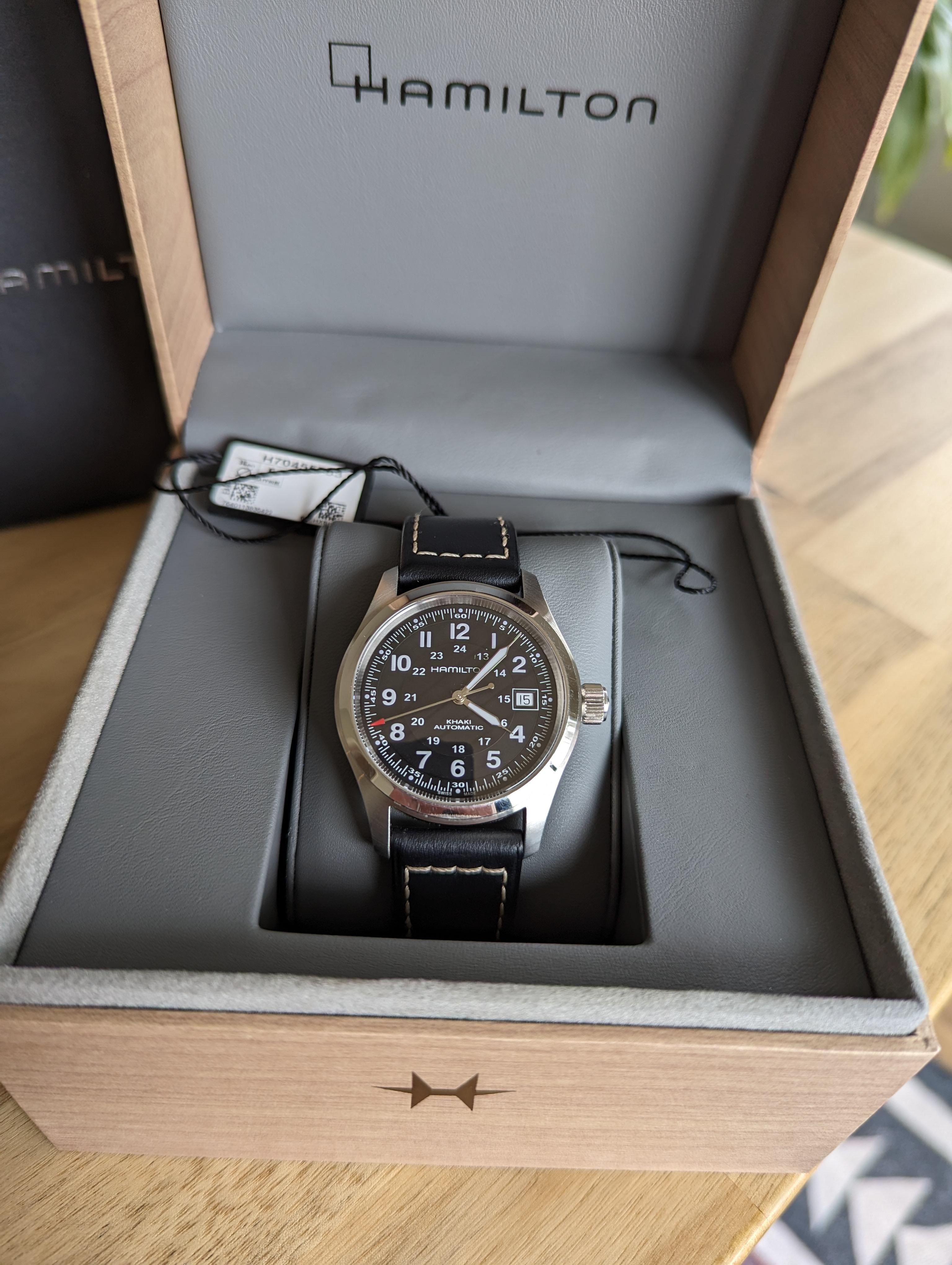 [WTS] Hamilton Khaki Field Automatic 38mm H70455553 | WatchCharts