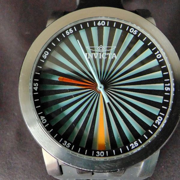 Invicta DNA Model 10446 Rainbow Bright Turbine Quartz Silicone Strap ...