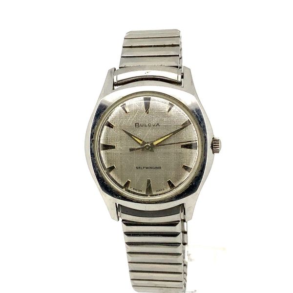 Vintage 1968 Menâ s Bulova Jet Clipper "AC" 33mm 17J Automatic Watch ...