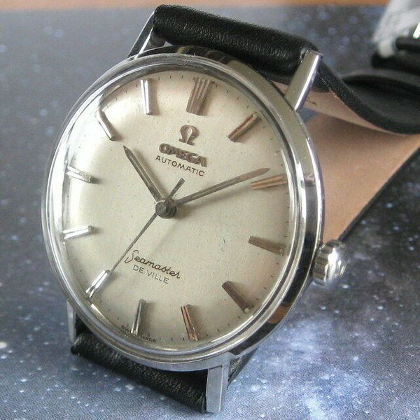 Mens Original 1961 Omega SEAMASTER DeVille S/S Automatic 550 Vintage ...
