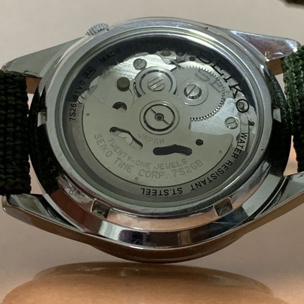 Beautiful Vintage Seiko Automatic lume dial glow in dark Watch Japan ...